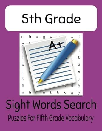 5th Grade Sight Words Search Puzzle Book: Word Search Puzzles for ...