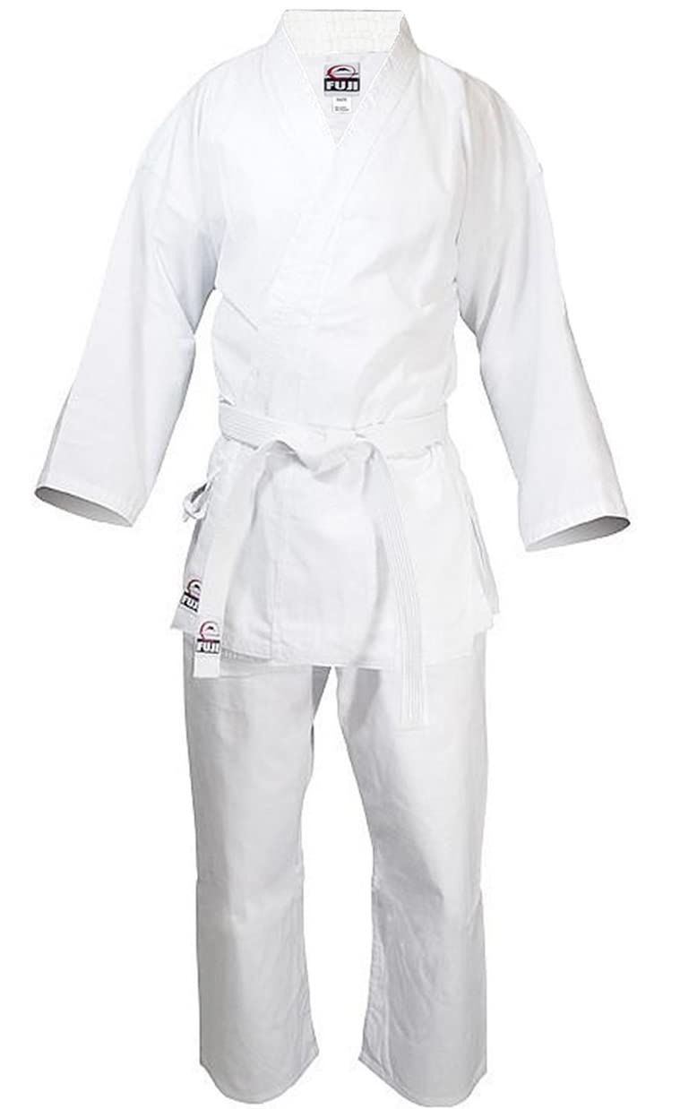 Snapklik.com : FUJI Lightweight Karate Gi - 8oz Cotton Polyester Uniform