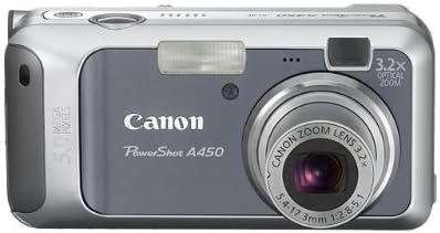 Canon Powershot A450 Compact Digital Camera 5.3 MP (2 Inches LCD, 3X ...