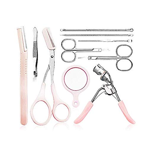 Amazon.com: Eyebrow Tools Suit Kit for Women - Tweezers Scissors ...