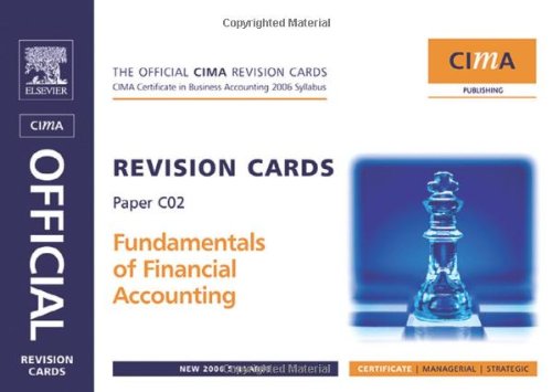 Fundamentals of Financial Accounting: CIMA Certificate in Business Accounting C02 : Lunt, Henry ...