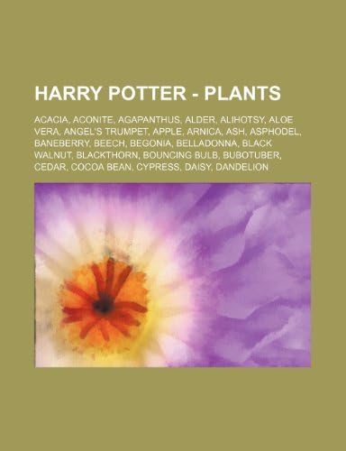 Amazon.co.jp: Harry Potter - Plants: Acacia, Aconite, Agapanthus, Alder ...