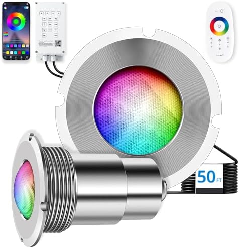 Amazon.com : Jandy RGBW Watercolors Nicheless LED Light with HydroCool ...