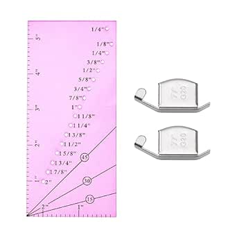 sourcing map 3pcs Magnetic Seam Guides and Seam Guide Ruler 1/8" to 2 ...