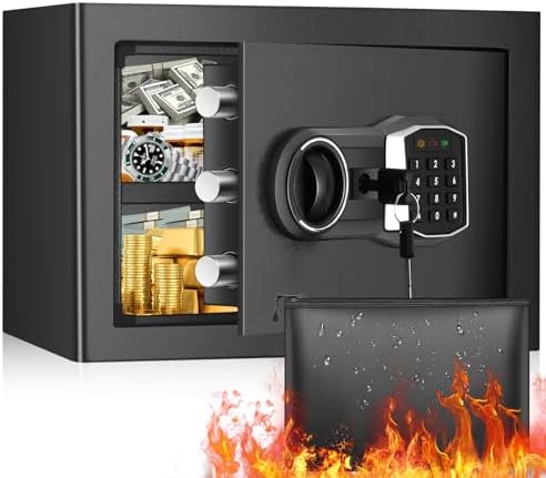 SentrySafe Fireproof Safe Box with Key Lock, Chest Safe for Home with ...