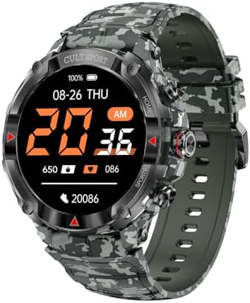 CULTSPORT Cult Ranger Xr 1.43" AMOLED Outdoor Rugged Smartwatch For Men ...