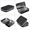 Amazon.com: Aybloom Metal Rectangular Empty Hinged Tins - Black Mini ...