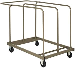 Amazon.com: Edge-Stacking Round Folding Table Dolly : Office Products