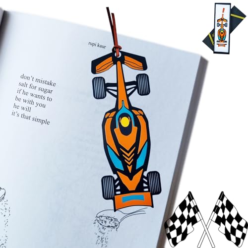 Racing metal bookmark Motorsport Fan Gift for Book Lovers Motor racing ...