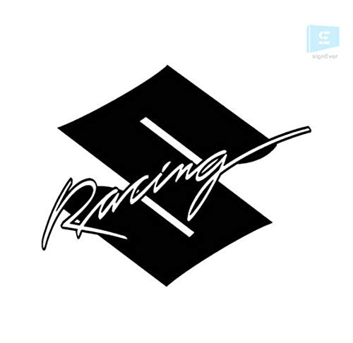 SIGN EVER Suzuki Racing Logo Stickers Cars Bikes Sides Hood Bumper ...