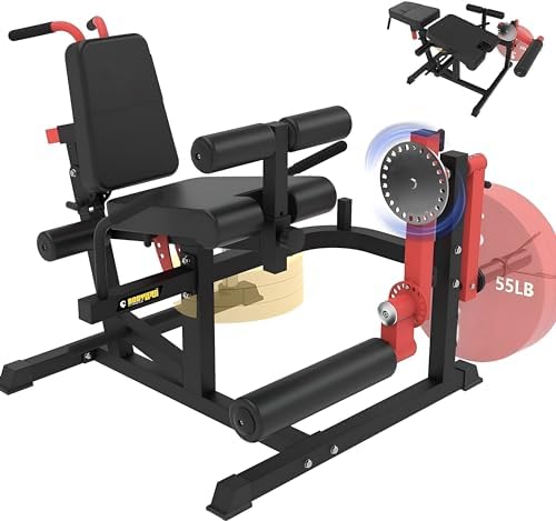 Bodylean Fitness Premium Leg Curl Leg Extension Machine with 80 kg Iron ...