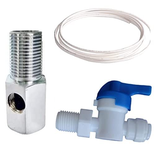 SWP RO Steel Inlet Ball Valve Set of Inch with Plastic Connector for ...