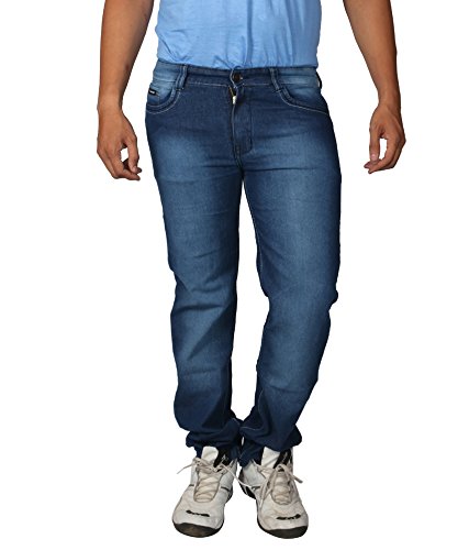 Don Viesel Men's Cotton Straight Fit Jeans-Blue, (36) : Amazon.in ...