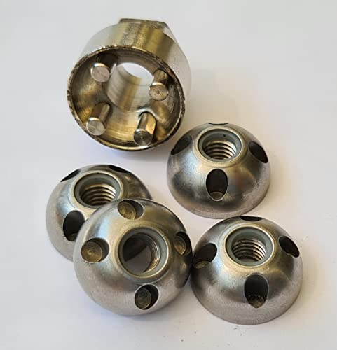 4 + 1 Anti-Theft Security Nut (M8 (Self-Locking), 4 Nuts and 1 Lock ...