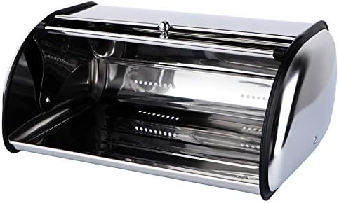 Amazon.com: DOITOOL Bread Box for Kitchen Countertop - Stainless Steel ...