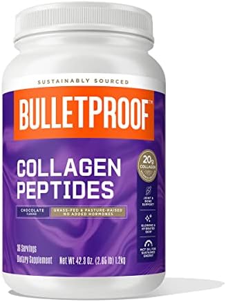 Amazon.com: Bulletproof Chocolate Collagen Protein Powder with MCT Oil ...