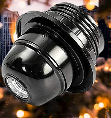 Bulb Holder Screw Type Black Ring Type for Floor And Table Lamps Lights ...