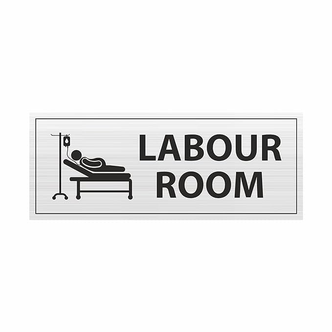 LABOUR ROOM Sign Board Stainless Steel Size 8.25 X 3.25 Inch* Pack Of 1 ...