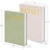 Amazon.com: Hiwhy Decorative Book Storage Box Set of 2, Stylish ...