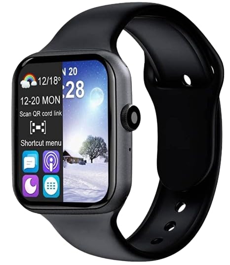 Classic Black Color Smart Watch : Amazon.in: Electronics