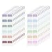 Amazon.com : 240 Pcs 1Inch Sticky Index Tabs, Repositionable Colored ...