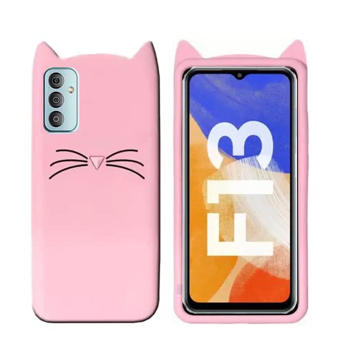 SURE2SHOP Samsung Galaxy F13 5G Kitty Case Back Cover, Soft Silicone ...