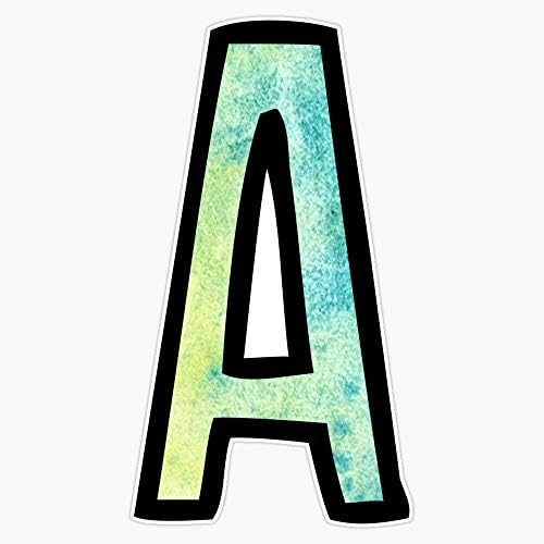 Amazon.com: Letter A Sticker Vinyl Waterproof Sticker Decal Car Laptop ...