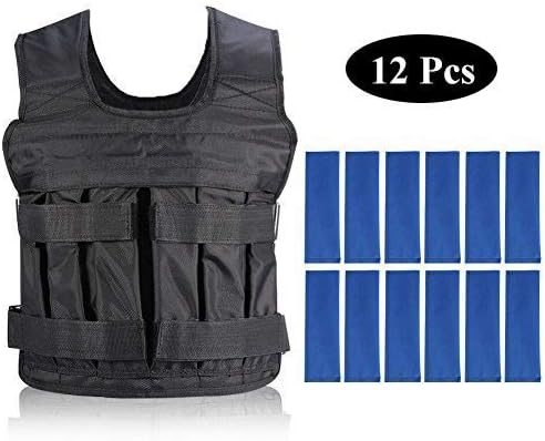 Amazon.com: Yosoo Weight Vests Adjustable Weighted Vest Running Gym ...