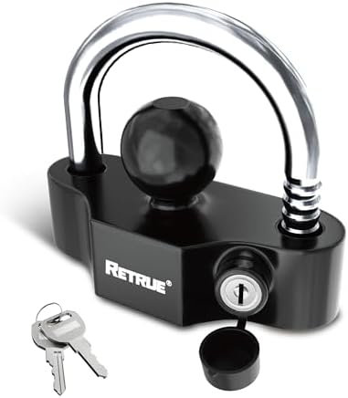 Master Lock 379ATPY Universal Trailer Coupler Lock, Hitch Locks ...