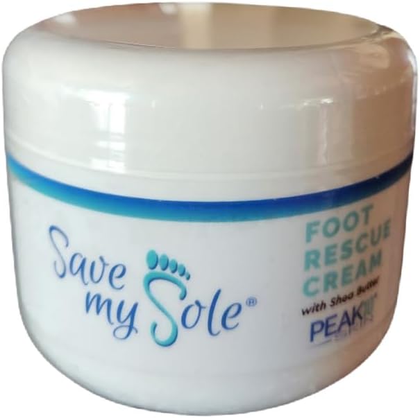 Amazon.com : PEAK 10 SKIN - SAVE MY SOLE foot rescue cream 4oz (8 Ounce ...