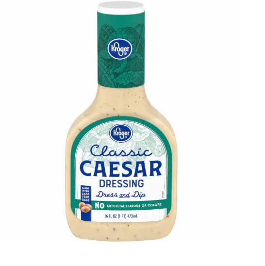 Amazon.com : Pack of 2 Classic Caesar Salad Dressing 16 fl oz ...