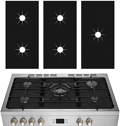 Dirkfigge 3pcs Gas Hob Range Protectors, 52.5x78cm Gas Hob Cover, Large ...