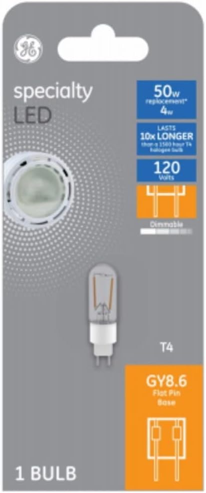 GE Lighting 93129016 LED Light Bulbs, A19, 800 Lumens, 8.5-Watts, 2-Pk ...