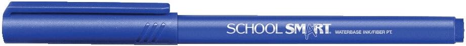 Amazon.com : School Smart Felt Tip Pens - Pack of 12 - Blue : Writing ...