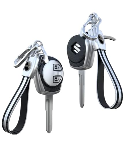 BLUZON TPU Leather Wheeler/Car Key Cover for Alto, Baleno, Ciaz, Ertiga ...