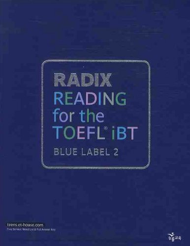 RADIX READING FOR THE TOEFL IBT BLUE LABEL. 2 (Kor : Amazon.co.uk: Books