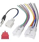 Amazon.com: Zenoruslky Android Stereo Wiring Harness Kit for Toyota ...