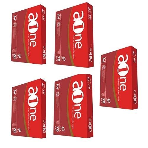 Ruchi A4 AOne Imported Copier 70 GSM A4 Copier Paper Box (5 Reams ...