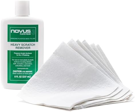 Amazon.com: NOVUS Plastic Polish with 6ct Polish Mates Pack | Heavy ...