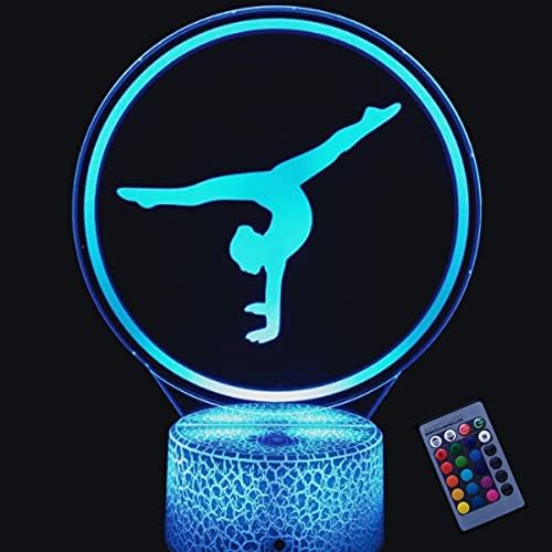 Amazon.com: Cirkooh Gymnastics 3D Optical Illusion Lamp 7 Colors Change ...