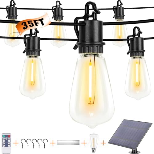 Amazon.com: Sunforce 35' Solar LED String Lights with Remote Control