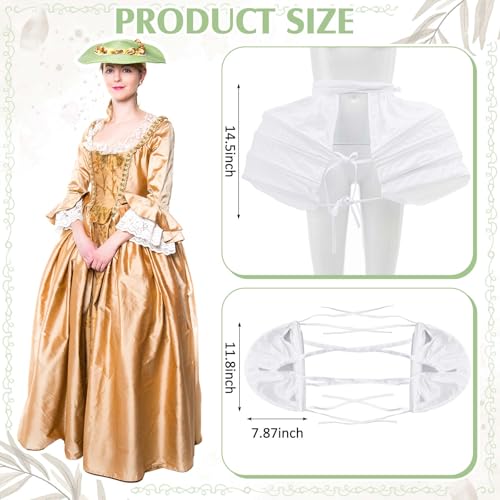 Hercicy Women Victorian Pannier Petticoat Hoop Skirt Cage Underskirt ...