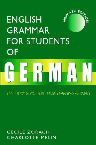 Amazon.com: English Grammar for Students of German 4th edition (German ...