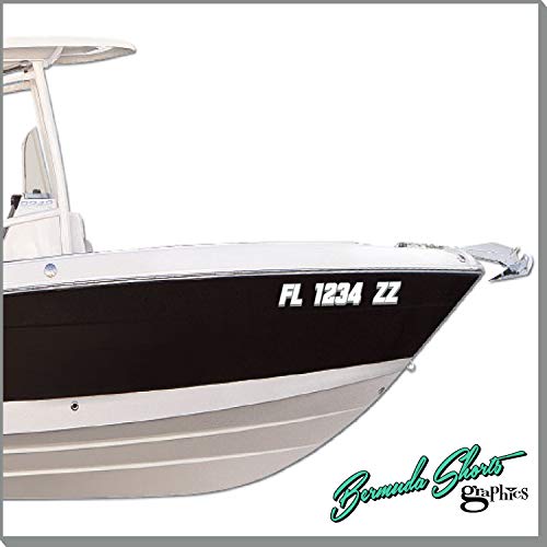 Boat Registration Numbers / 2 Pack/Custom State Registration - Want It All