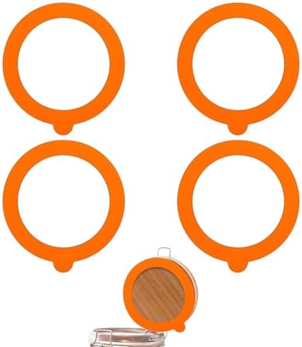 Amazon.com: 12 Pieces Rubber Seals Rings for Glass Jars, Airtight ...