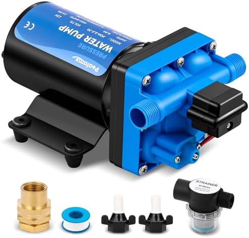 Amazon.com: Poafamx RV Water Pump, DC 12V Water Pump with Pressure ...