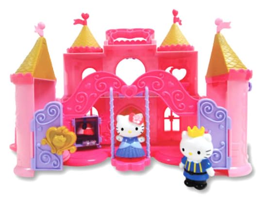 Hello Kitty Fairytale Castle Full Play Set - Princess and Prince ...