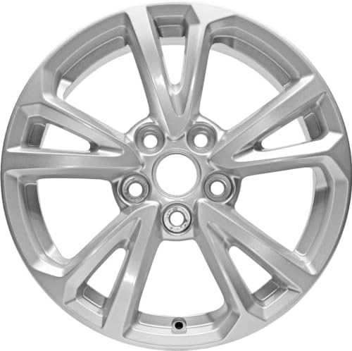Amazon.com: Factory Wheel Replacement New 17" 17x7" Silver Aluminum ...