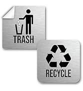 Amazon.com: Recycle and Trash Magnets for Kitchen Trash Cans and ...