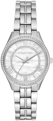 Michael Kors Lauryn Silver Stainless Steel Ladies Watch MK3900 : Amazon ...